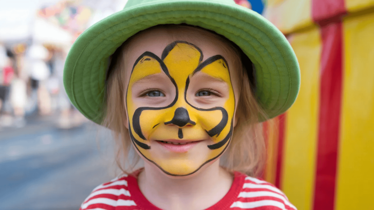 99 Easy Face Painting Ideas for Kids to Try Now - Occasionally Crafty