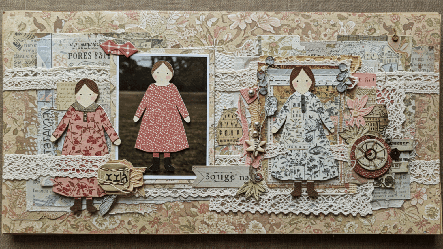 How to Make a Paper Doll: Easy DIY Tutorial - Occasionally Crafty