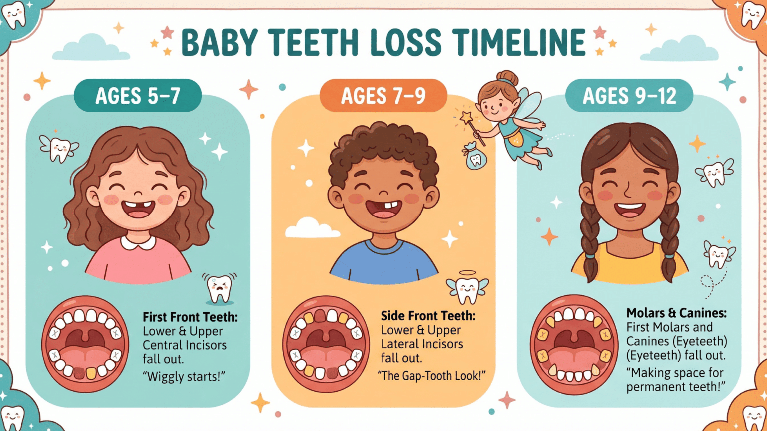 When Do Kids Start Losing Baby Teeth? - Occasionally Crafty